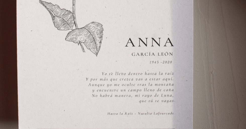 Recordatorios Funerarios - Funeraria La Eterna Paz